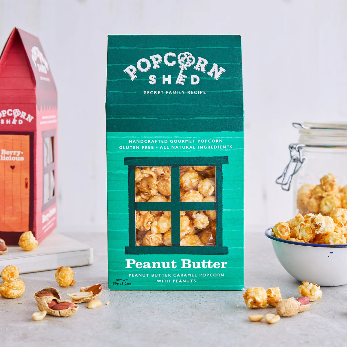Peanut Butter Popcorn Shed - 90g – Wild & Free Foodies Co.